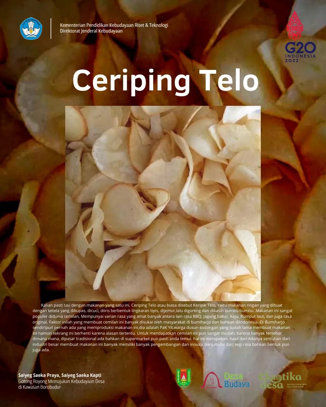 Pasar Budaya Grebeg Telo Desa Bumiharjo - Eksotika Desa